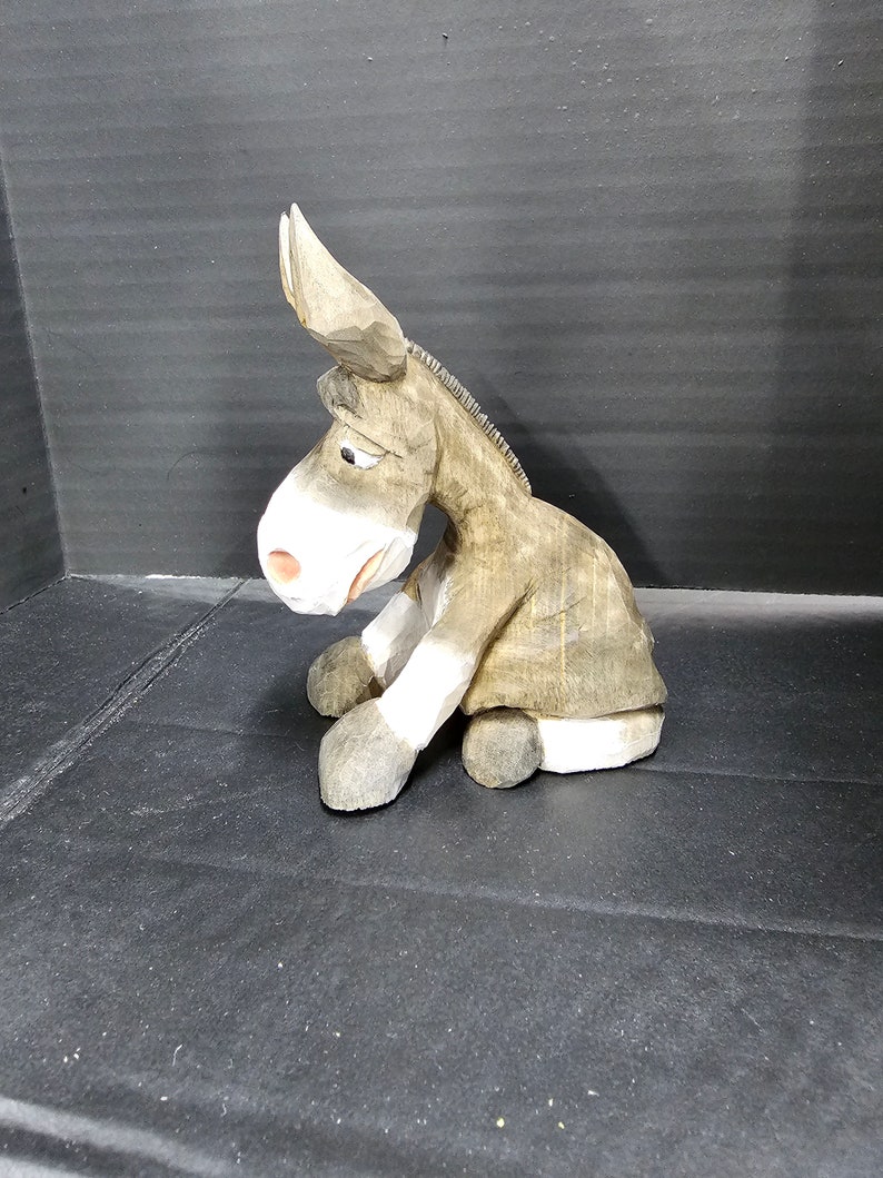 Whimsical Sitting Donkey Miniature Cute Gift for Animal Lovers - Etsy
