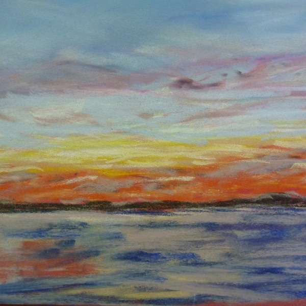 Dry Pastel Painting - Etsy