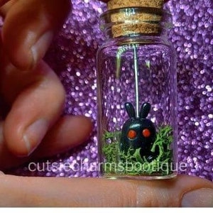 Tiny Mothman in a Jar - Etsy