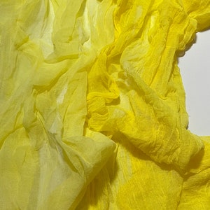 Bright Yellow Cheesecloth Table Runner, Gauze Table Cloth, Wedding ...
