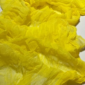 Bright Yellow Cheesecloth Table Runner, Gauze Table Cloth, Wedding ...