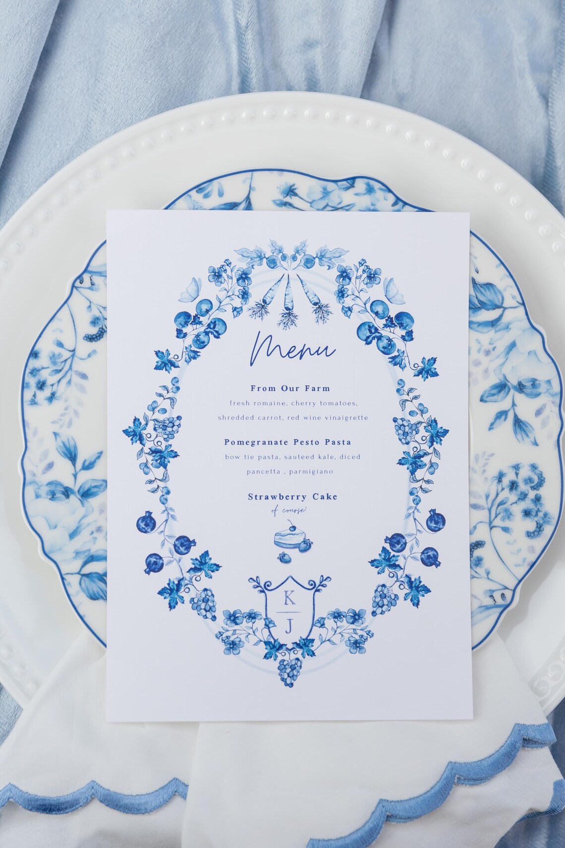 Hand Painted Watercolor Menu (editable Download) With Space to Add a ...