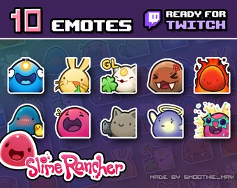 Slime Rancher Twitch Emotes - Etsy