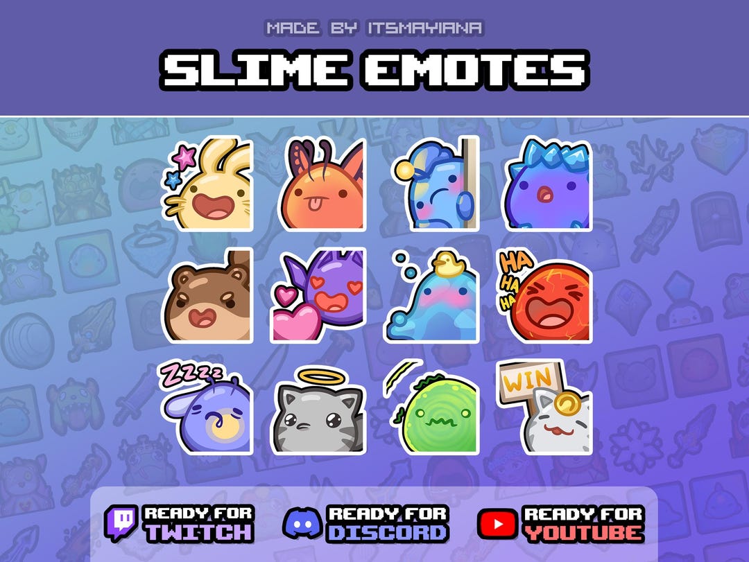 Slime Rancher Emotes for Twitch / Youtube / Discord - Etsy