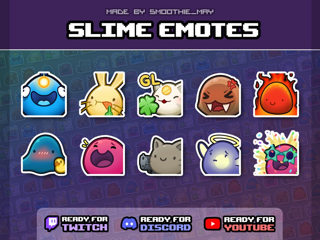 Slime Rancher Emotes for Twitch / Youtube / Discord / Kick - Etsy