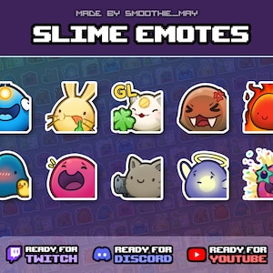 Slime Rancher Emotes for Twitch / Youtube / Discord / Kick - Etsy