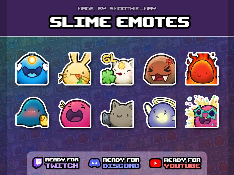 Slime Rancher Emotes for Twitch / Youtube / Discord / Kick - Etsy