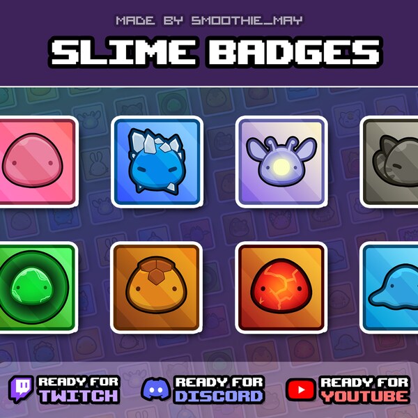 Slime Twitch Overlays - Etsy