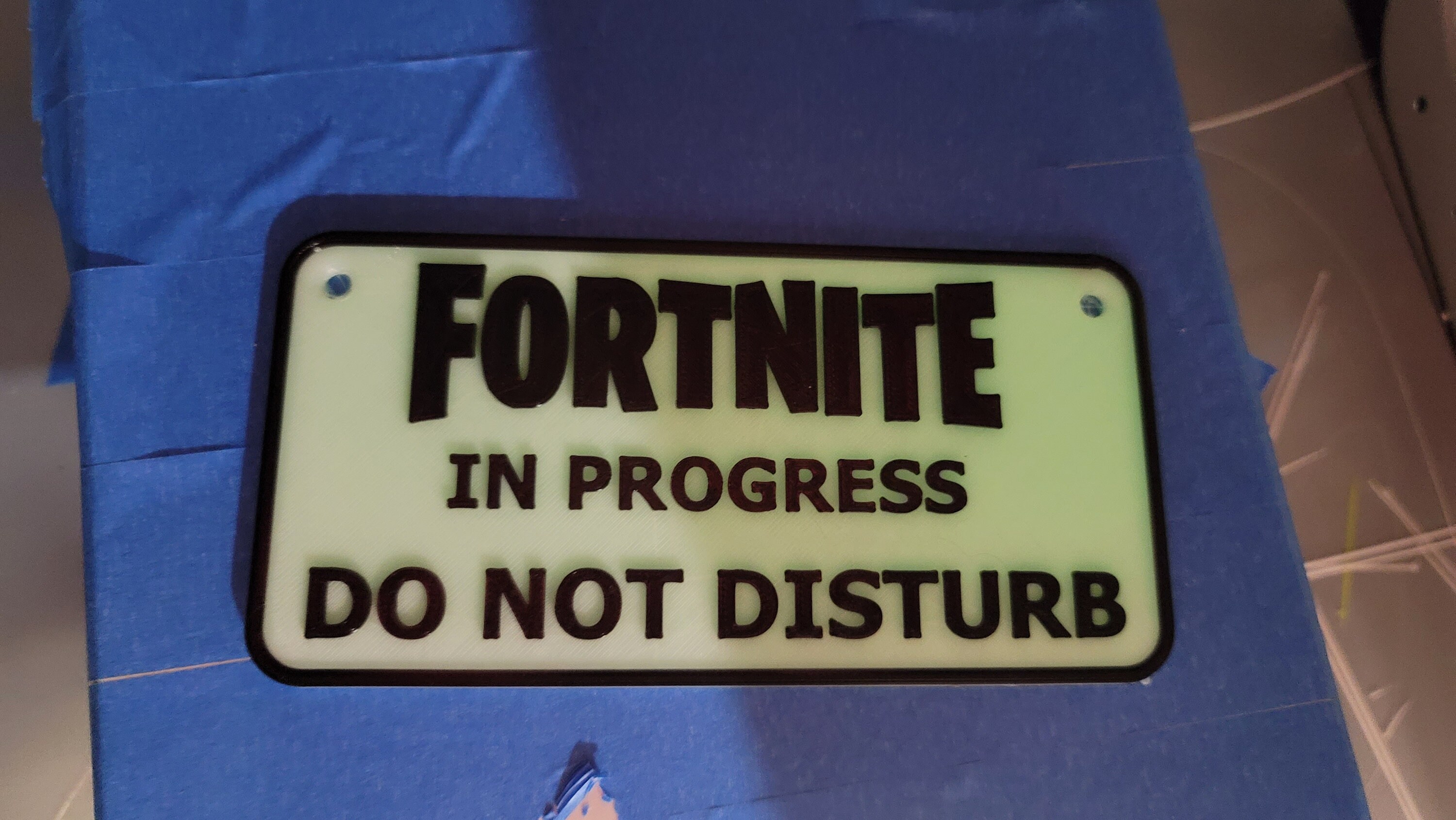 Gaming in Progress Sign - Etsy
