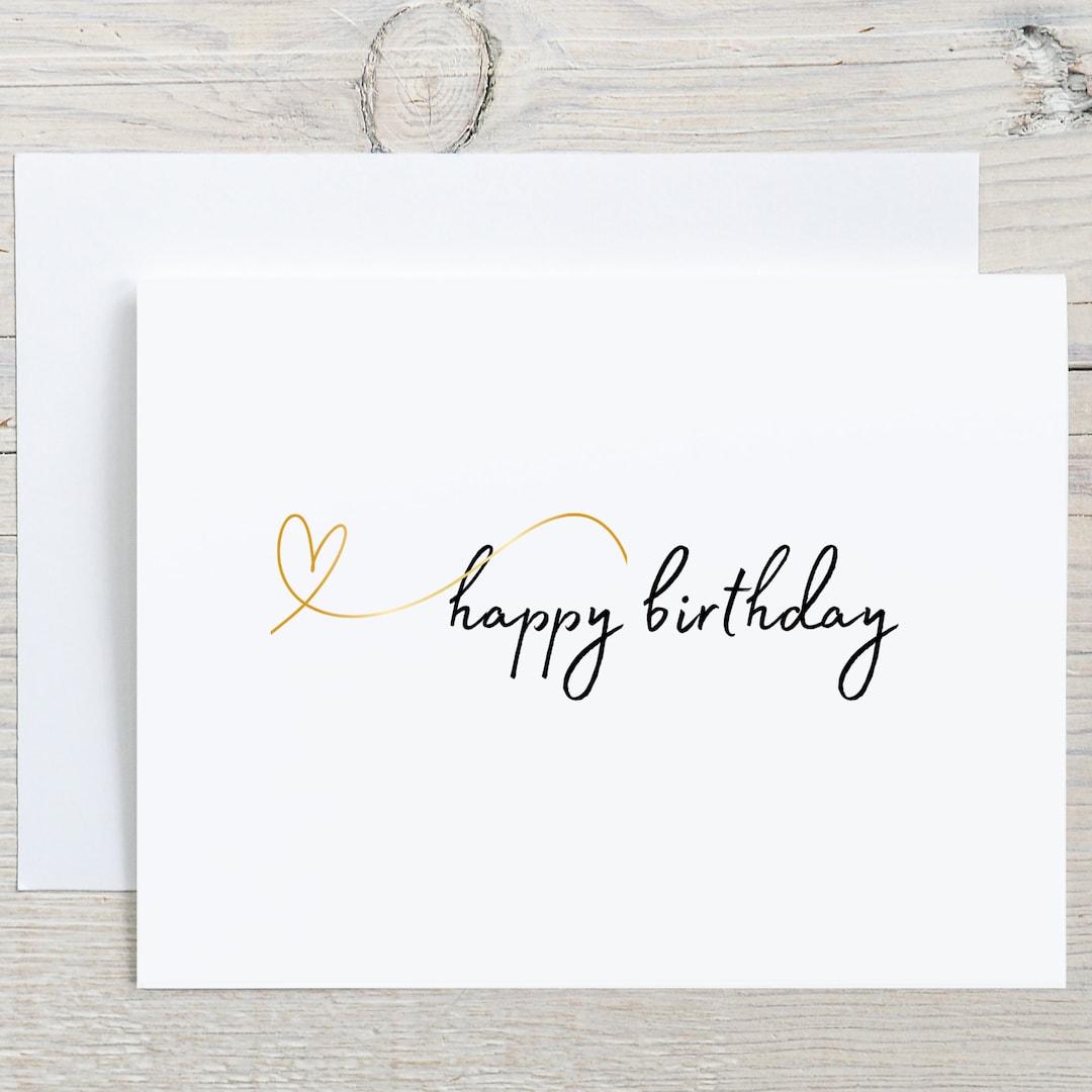 Happy Birthday Greeting Cards Set, Happy Birthday Note Cards With ...