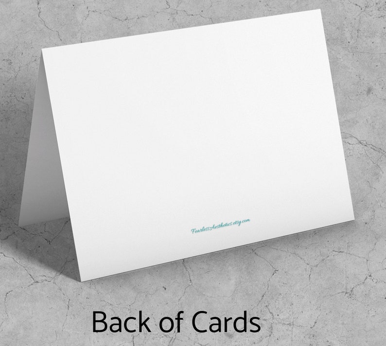 Personalized Leopard Print Note Cards Custom Leopard Blank - Etsy