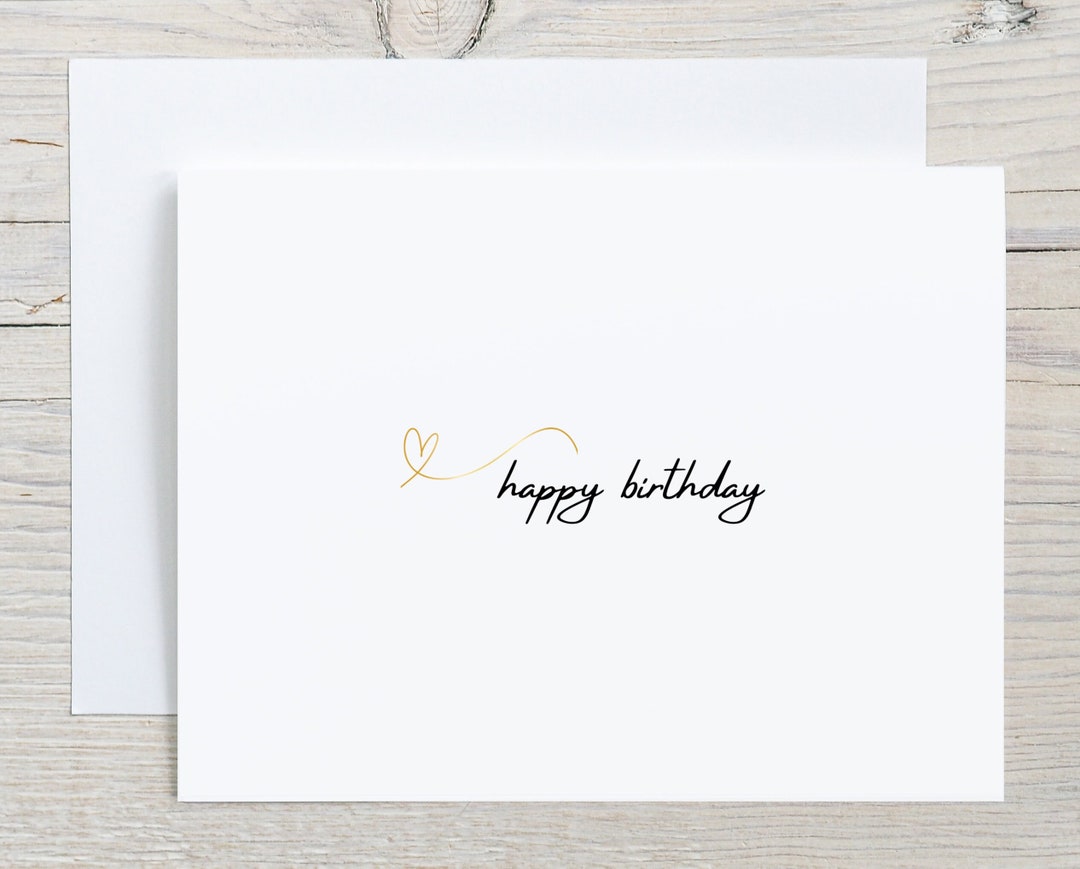 Happy Birthday Greeting Cards Set Happy Birthday Note Cards - Etsy