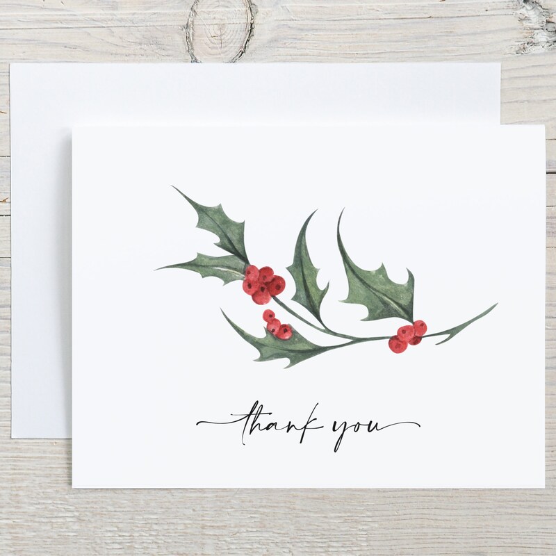 Thank You Note Cards - Etsy