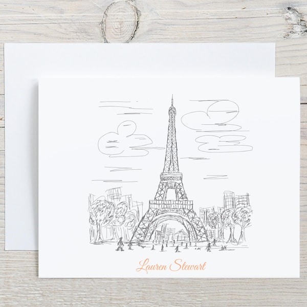 Paris Note Cards - Etsy