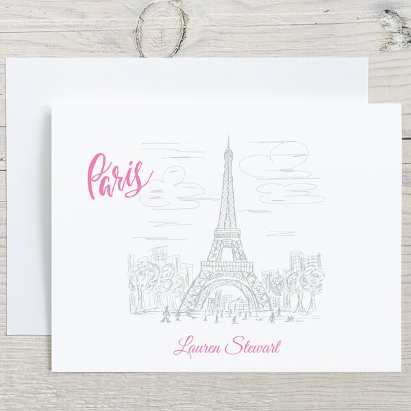 Paris Note Cards - Etsy