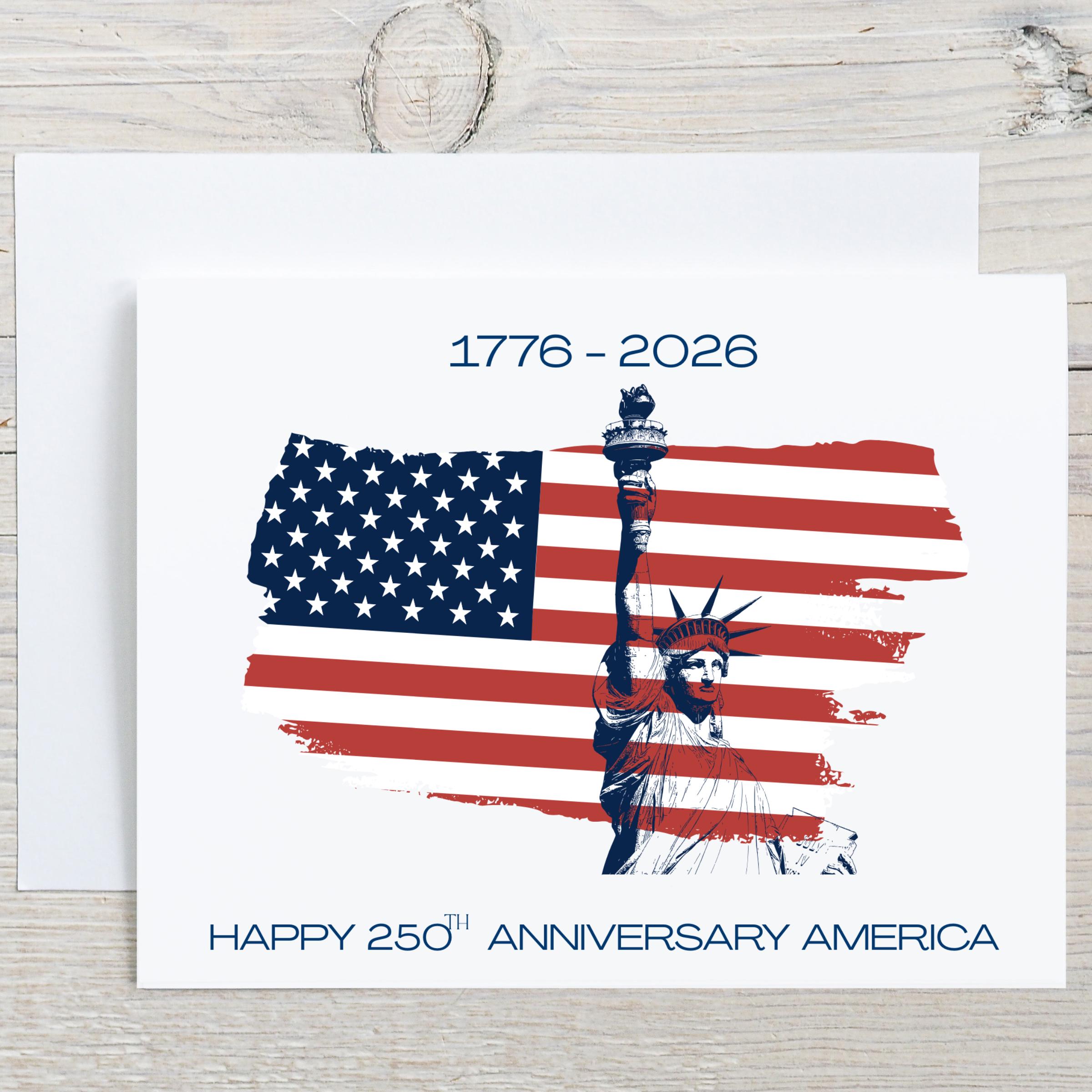 Statue of Liberty Note Cards, 250th Anniversary Stationary Set ...