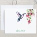 Custom Beach Sunset Note Card Set, Watercolor Ocean Sunsets Stationary ...