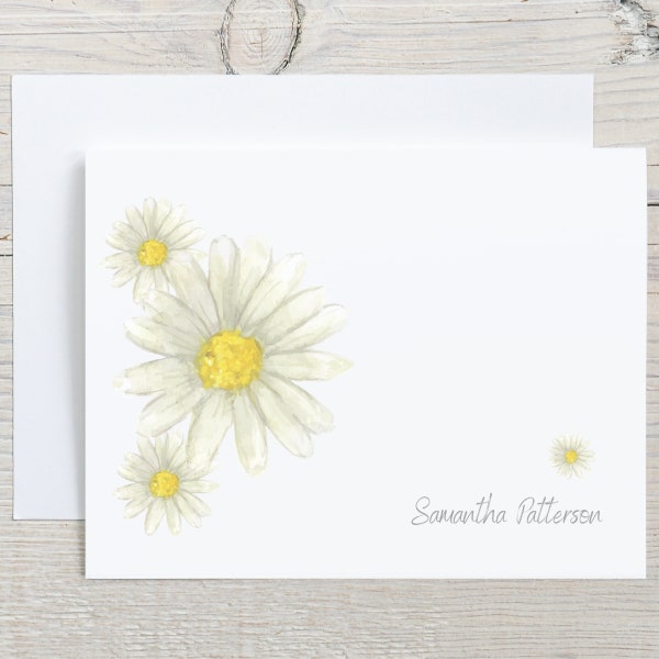 Daisy Note Cards - Etsy