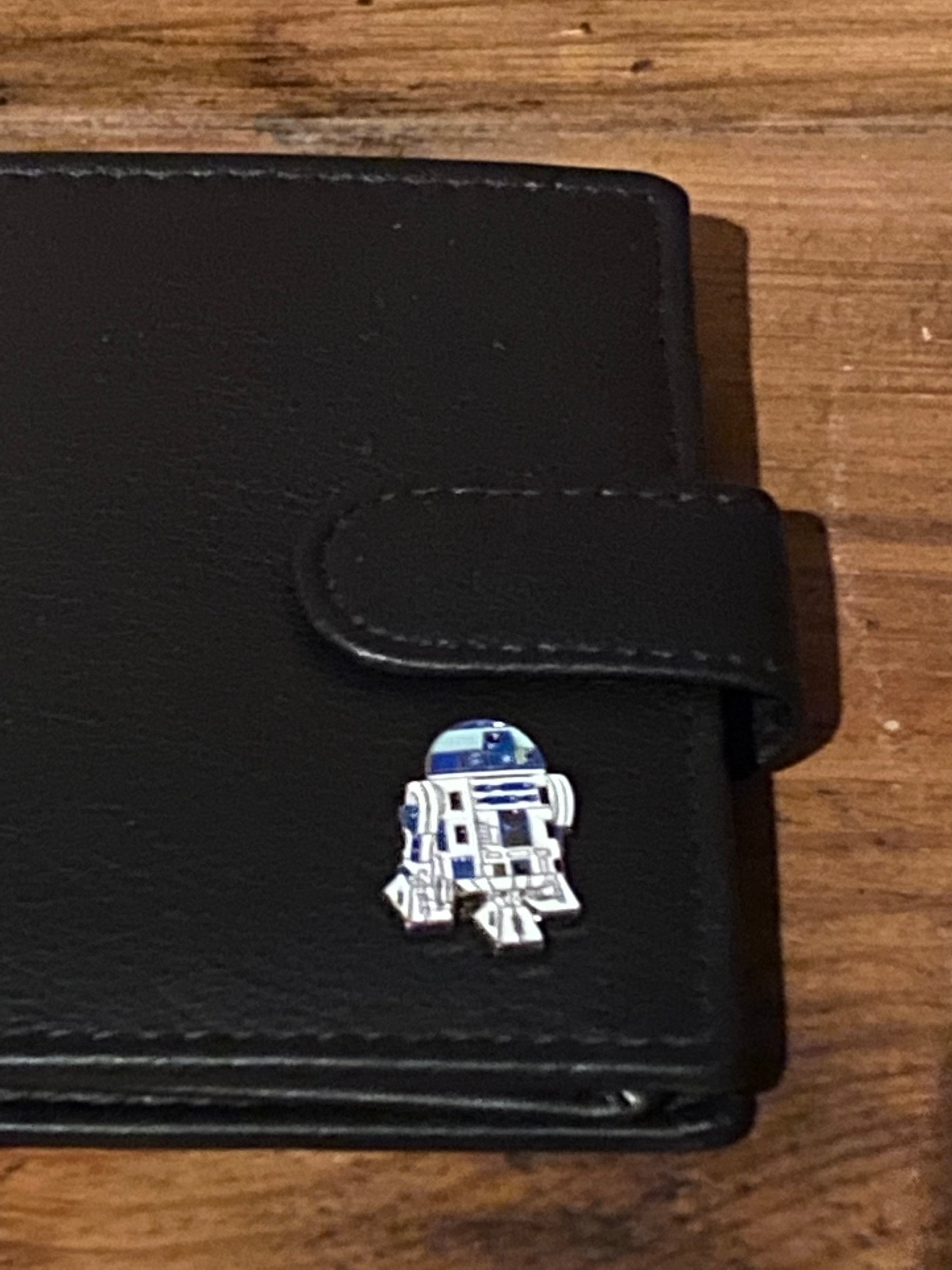 R2D2 Soft Leather Wallet Gift Boxed Black Wallet With a - Etsy