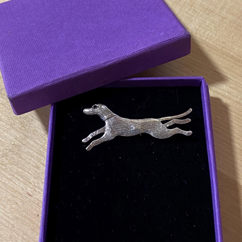 Greyhound Brooch - Etsy UK