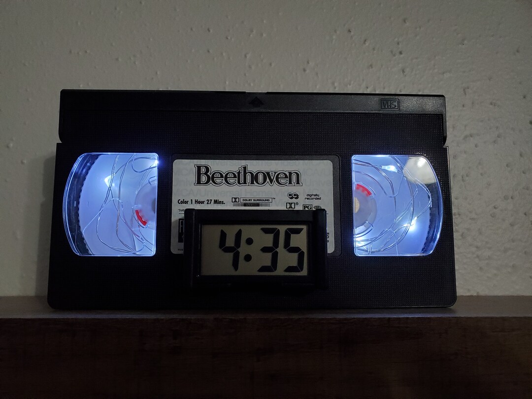 VHS Light Clock - Etsy