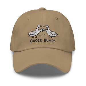 Goose Bumps Baseball Hat, Puns, Embroidery, Custom Gift, Baseball Cap ...
