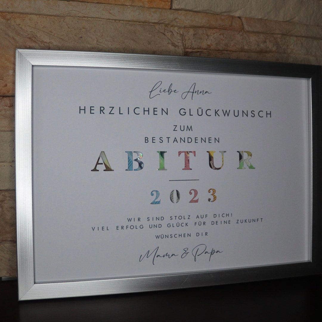 Abitur Bachelor Master Doctor Master Money Gift Gift Gift Box ...