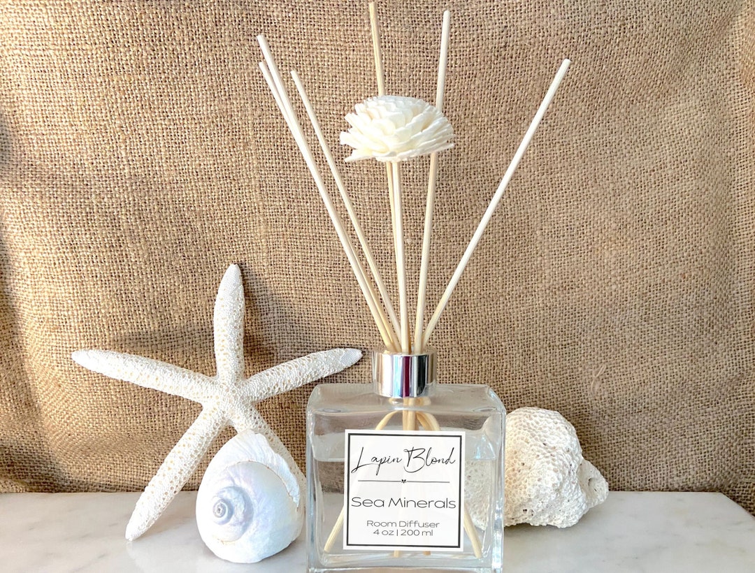 Sea Minerals Luxury Reed Diffuser With Sola Flower | Premium Scent ...