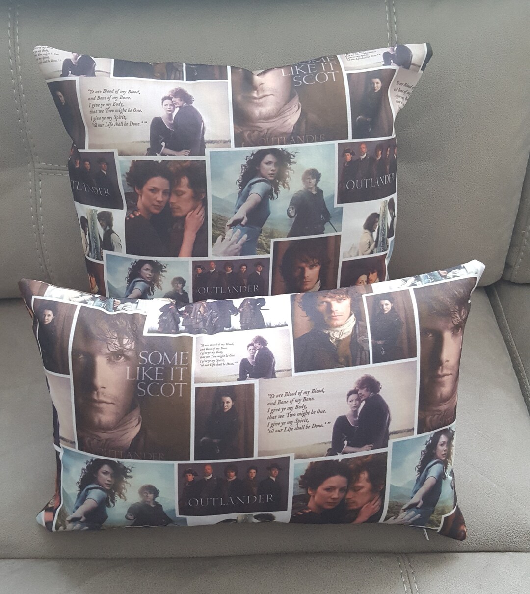 Outlander Version 1 Sam Heughan Cushion - 2 Sizes Available - Etsy UK