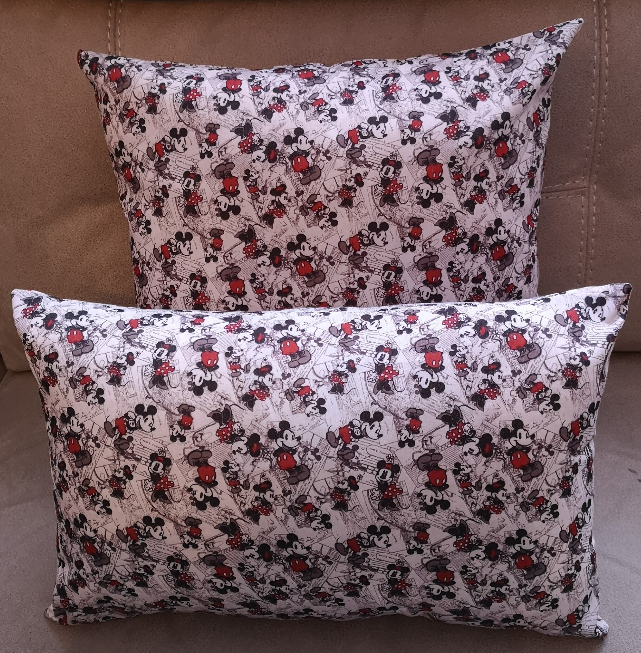 Disney's Mickey & Minnie Mouse Comic Cushion - 2 Sizes Available - Etsy