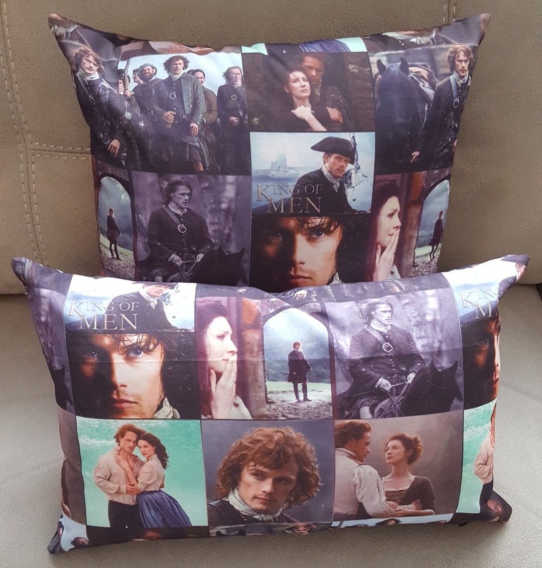 Outlander Version 2 Sam Heughan Cushion - 2 Sizes Available - Etsy UK