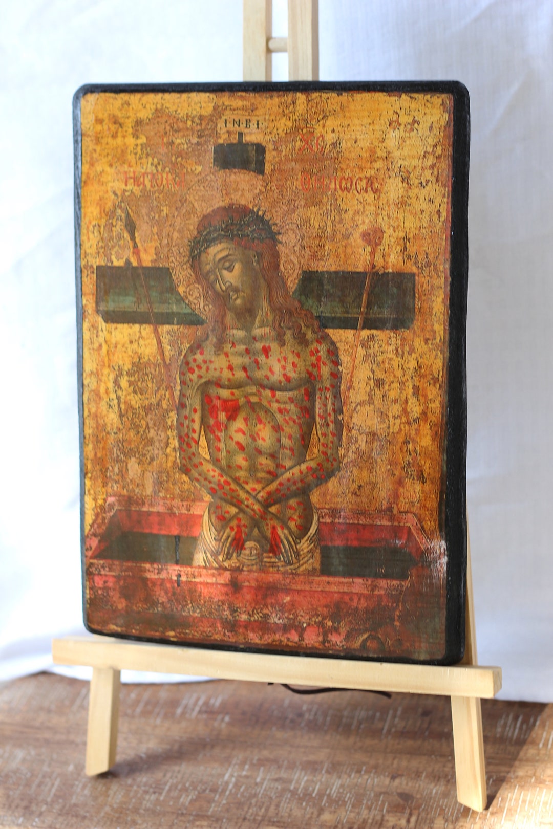 Christ the Bridegroom Icon, Jesus Christ Icon, Wall Display , Easel ...