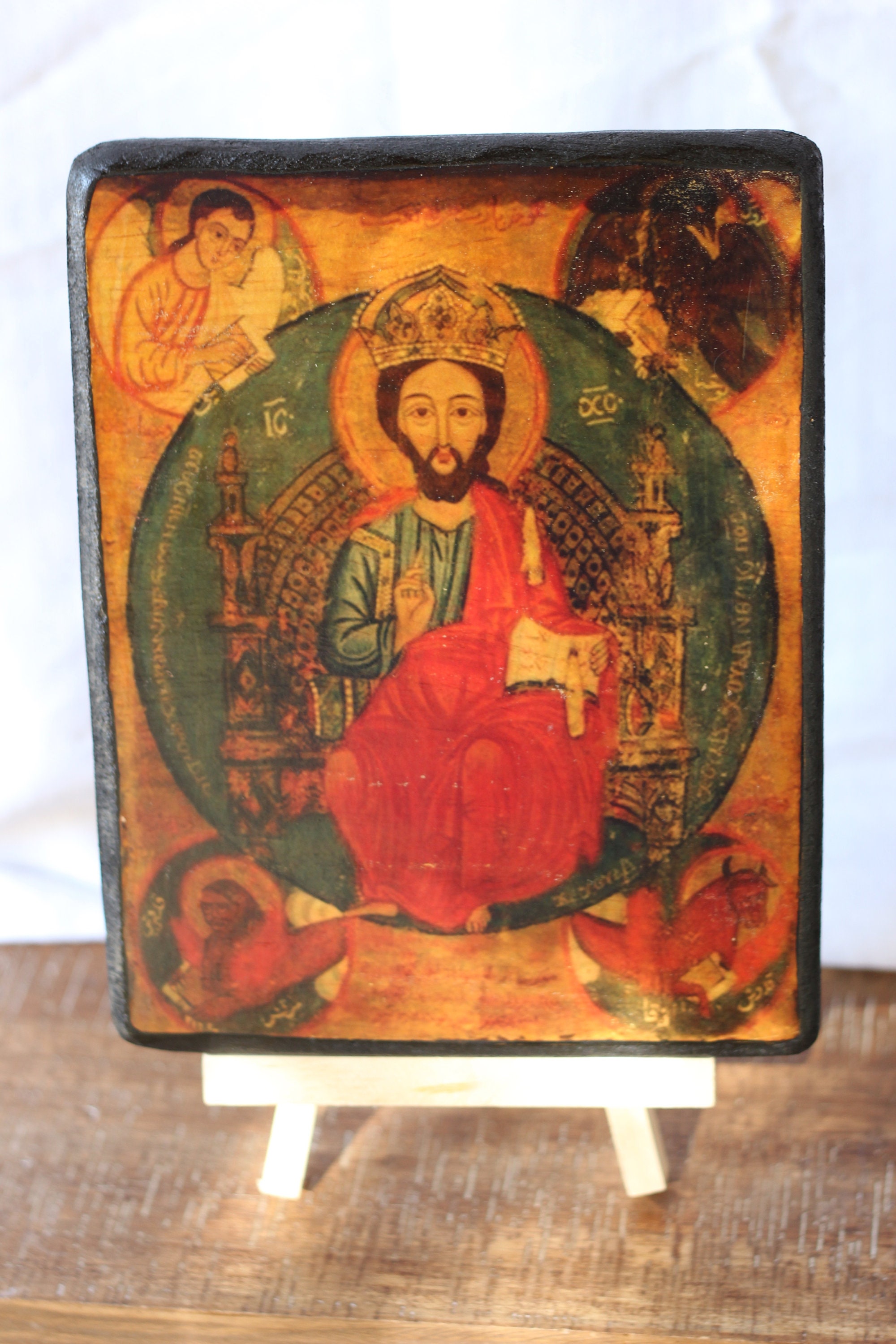 Jesus Christ on the Throne Icon Jesus Christ in Majesty Icon - Etsy