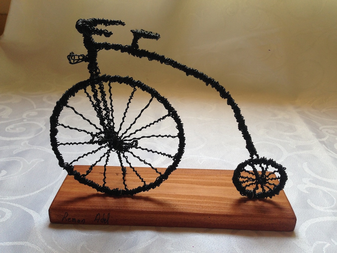 Wire Art Sculpture, Circus Bicycle, Circus Bike, Stainless Steel Wire ...