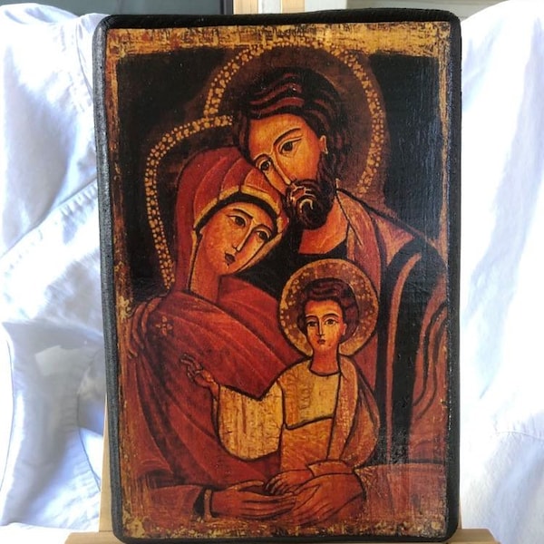 The Holy Family Icons - Etsy