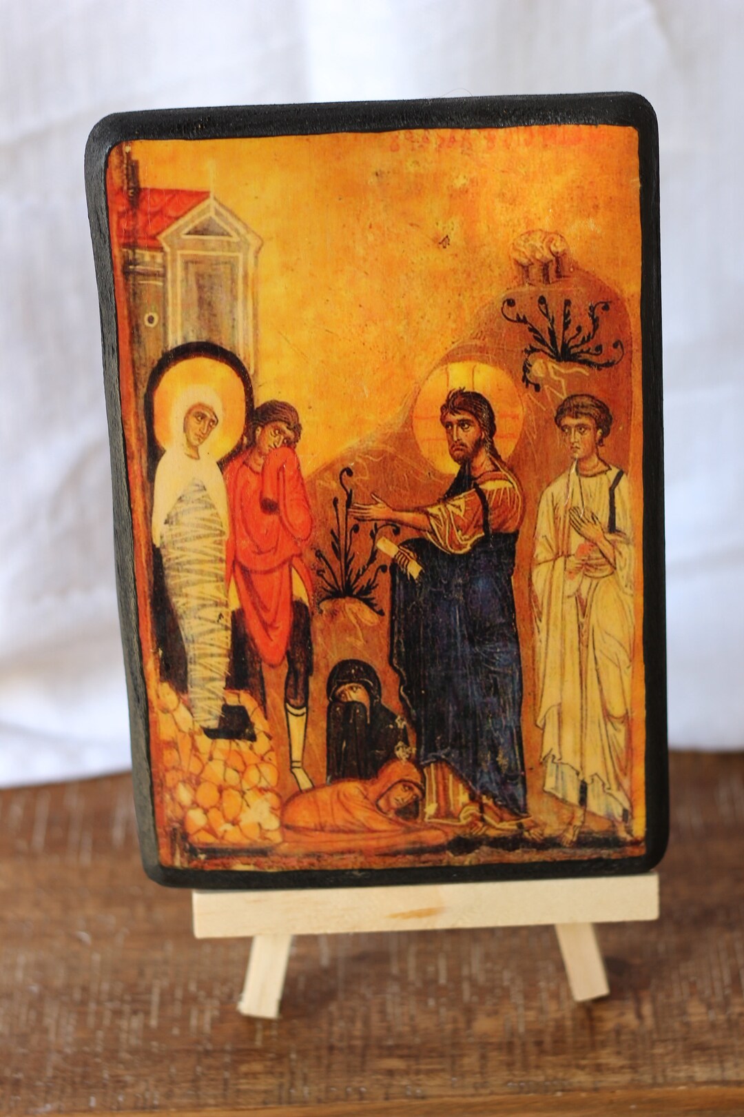 Icon of the Raising of Lazarus, the Resurrection of Lazarus Icons, Wall ...