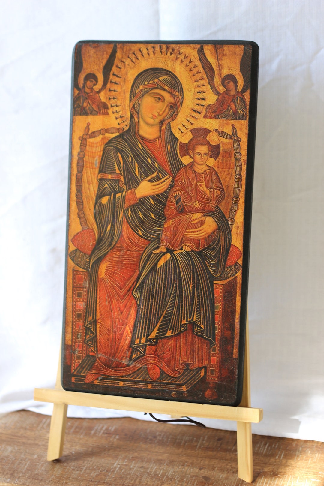 Virgin Mary Icon, Theotokos Icon, Icons Our Lady, Virgin Mary and Child ...