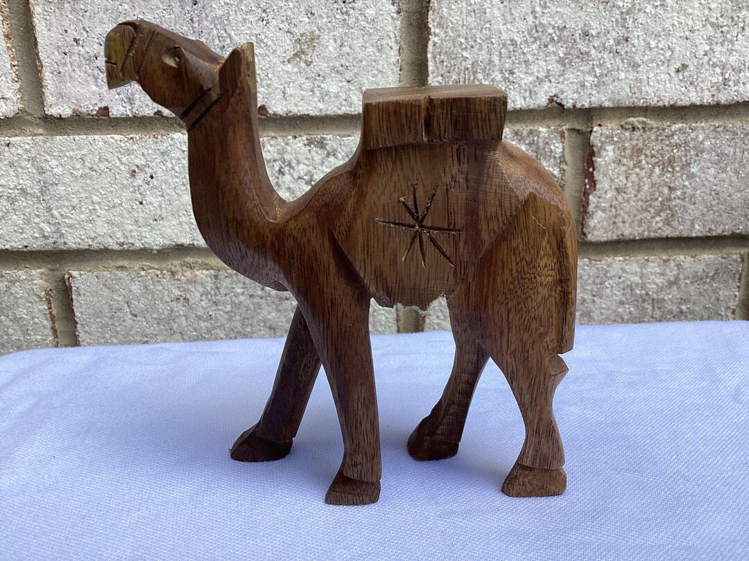 Handmade Wooden Camel, Table Display - Etsy