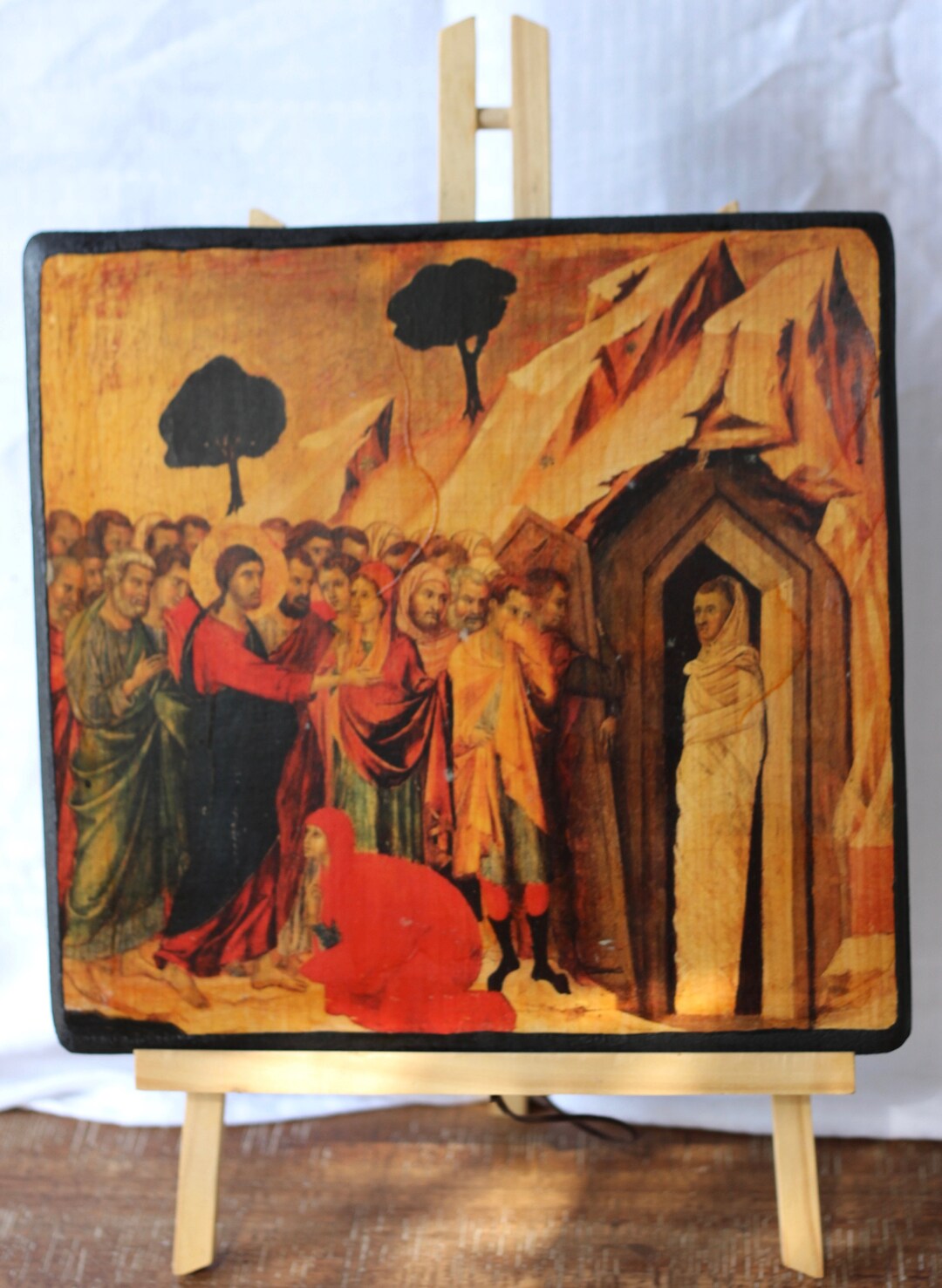 Raising of Lazarus Icon, Wall Display, Easel Display - Etsy