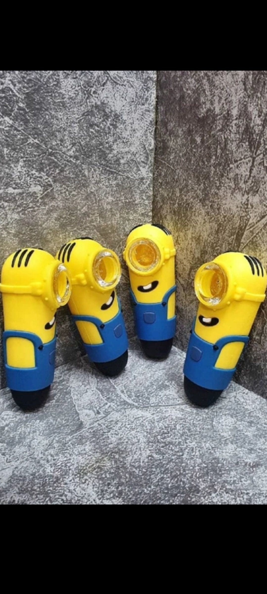 Silicone Smoking Pipe Collection Cute Bob Minion Like - Etsy