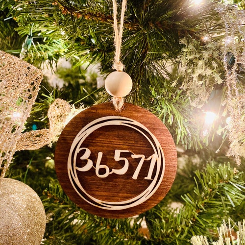 Two Layer Zip Code Ornament SVG File - Etsy