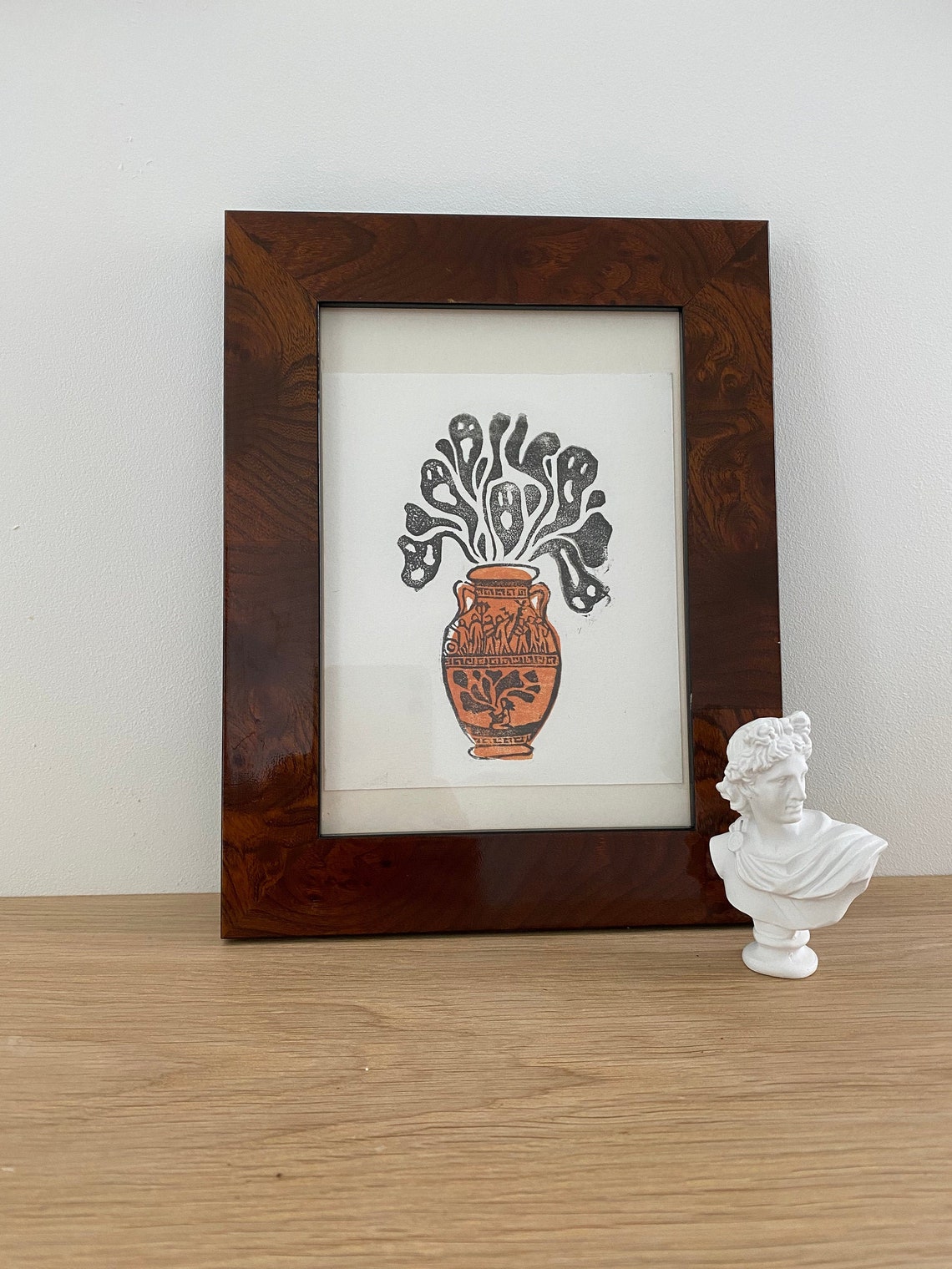 Pandora's Jar Box Original Handmade Lino Print | Etsy