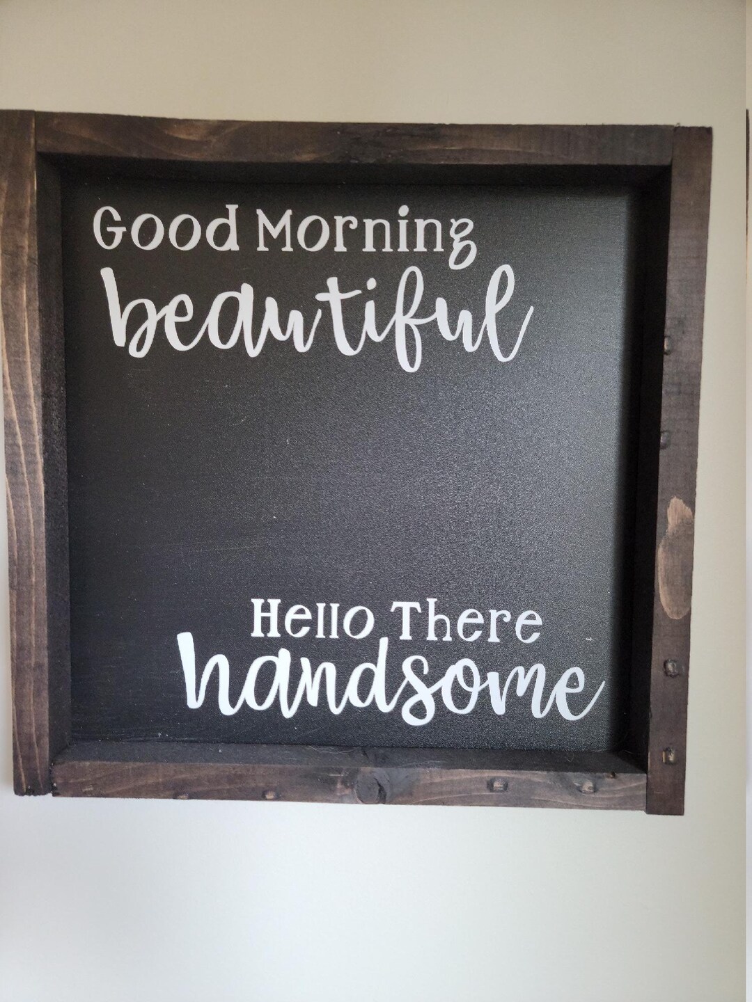 Hey Handsome Sign - Etsy