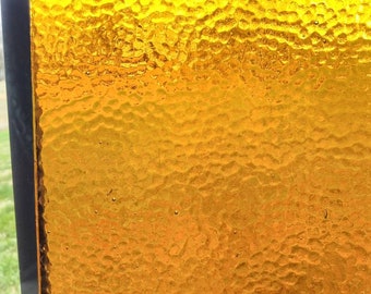 Stained Glass Sheets Amber - Etsy