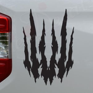 Claw Marks Animal Scratch Damage Die Cut Vinyl Decal Sticker for Car ...