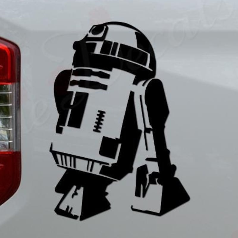 Robot Wall Decal - Etsy