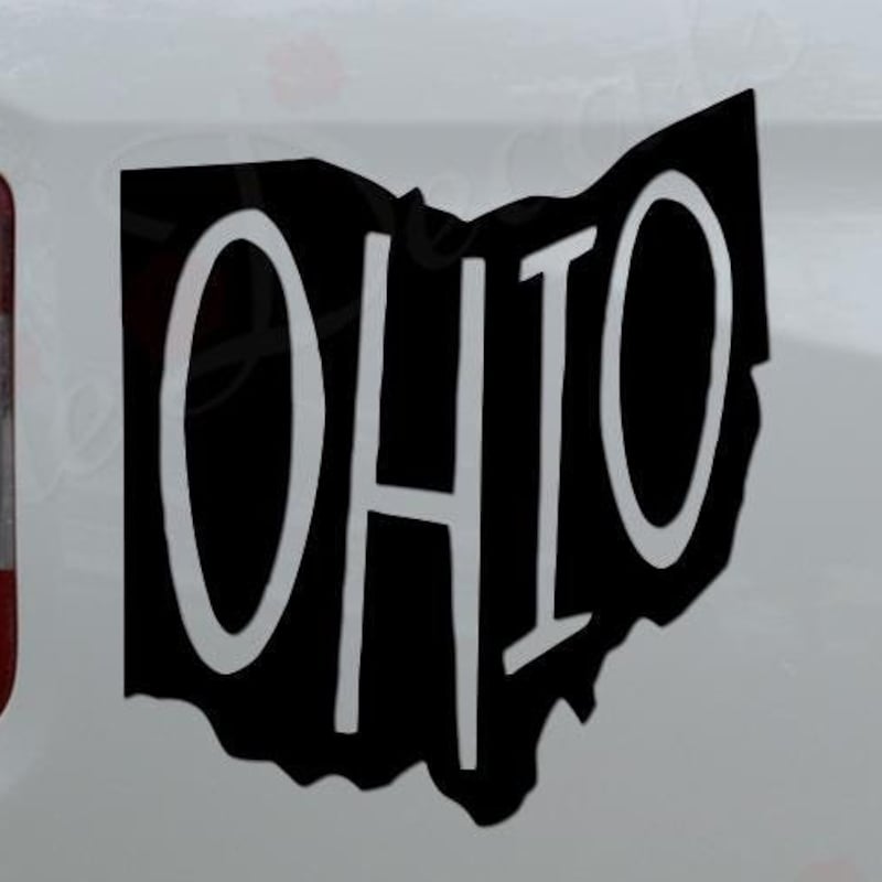 Ohio Vinyl Wall Decal - Etsy