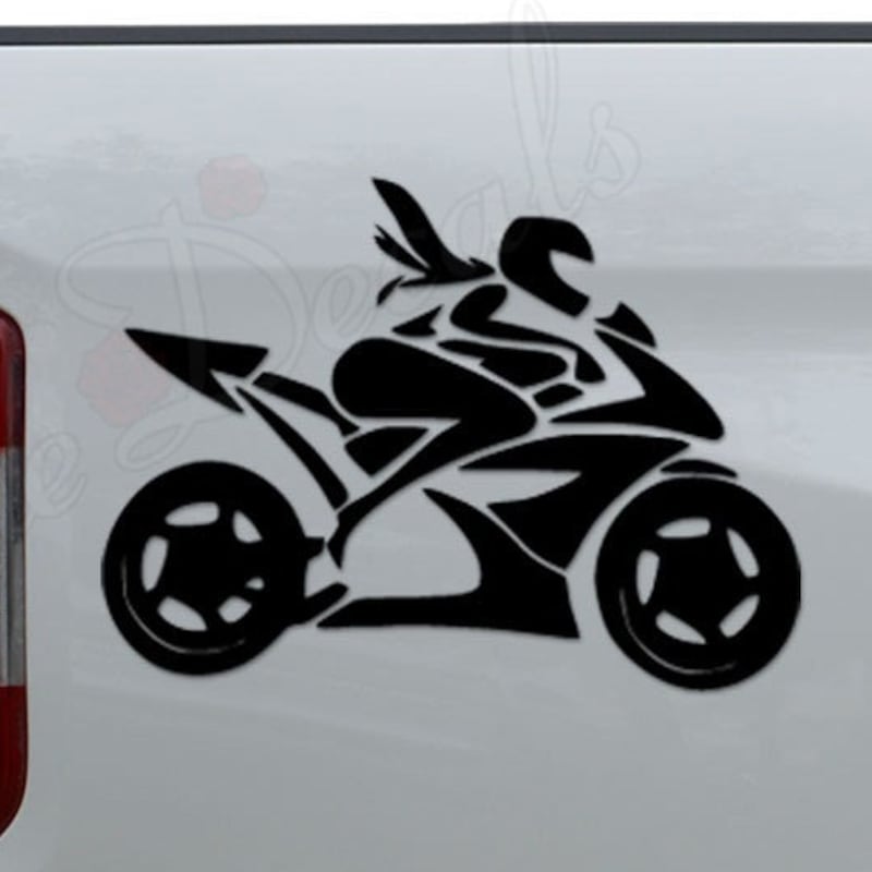 Motorcycle Sticker - Etsy