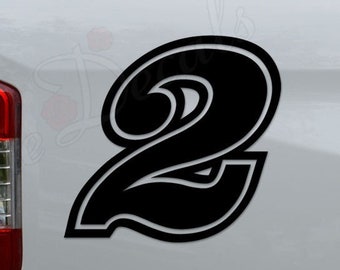 Racing Race Number 3 Style 11 Go Kart Helmet Die Cut Vinyl - Etsy