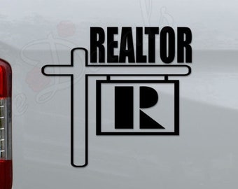 Realtor Car Decal - Etsy